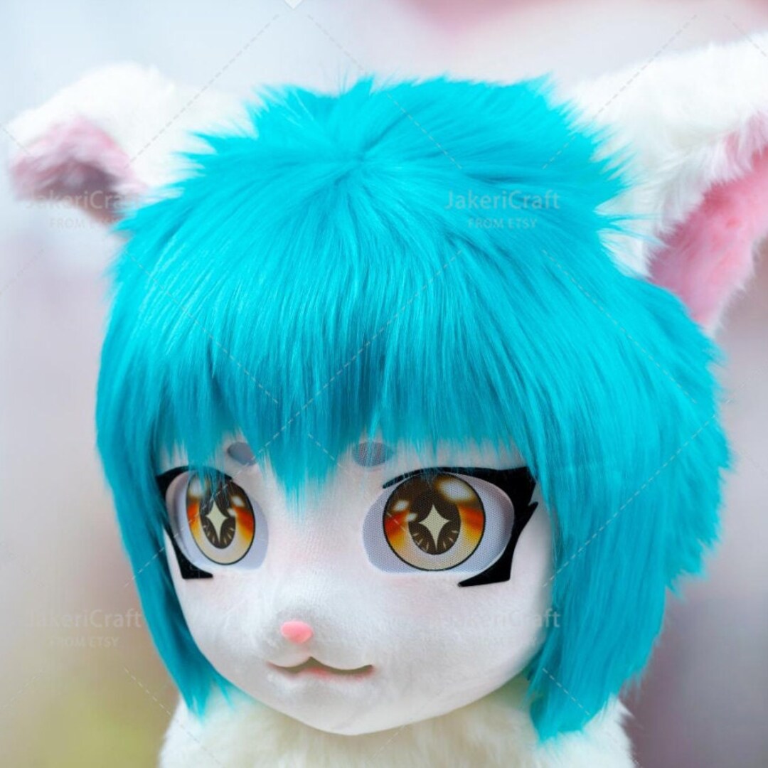 Cat Kemono Mask Fursuit Head Animal Mask Birthday Giftfurry - Etsy UK