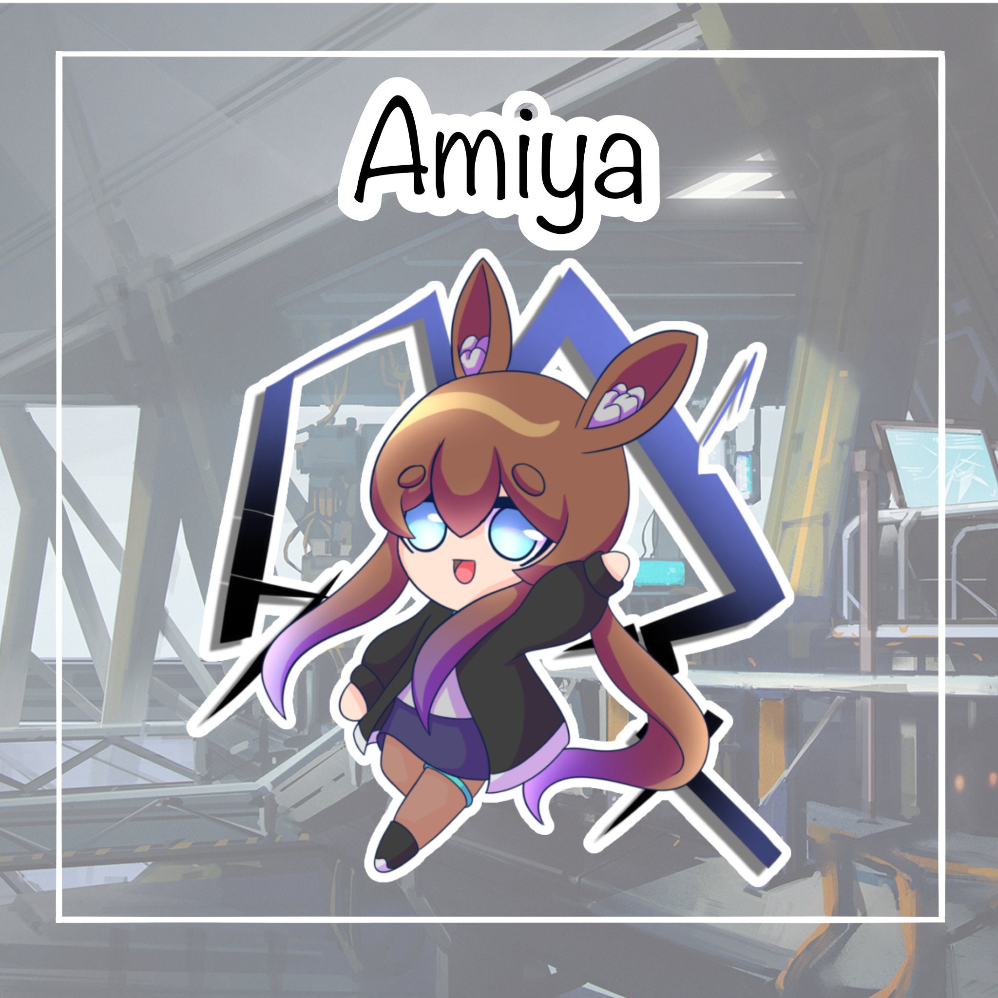 Arknights Cute Stickers Vol. 1: Amiya, Texas, and Kal'tsit - Etsy