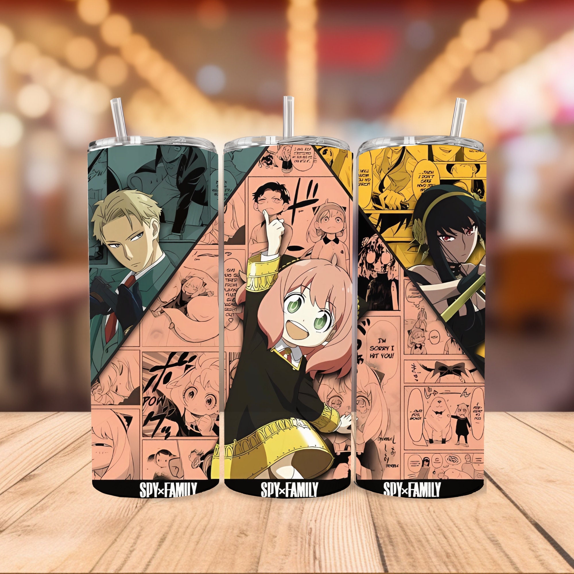 Anime Tumbler Wrap 20 Oz Skinny Tumbler Sublimation Instant Digital ...