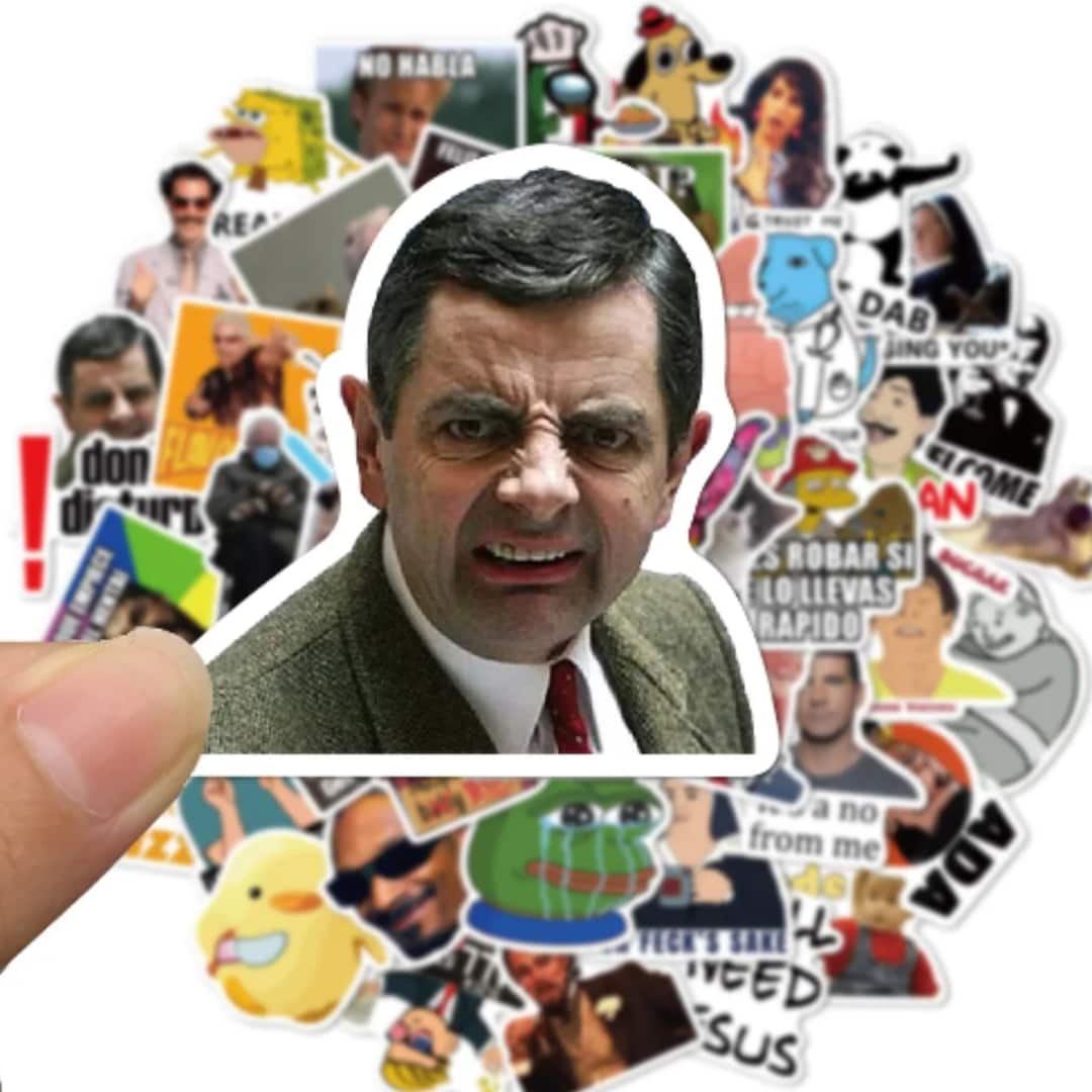 100 New Memes Stickers Packs Funny Memes Vinyl Stickers - Etsy