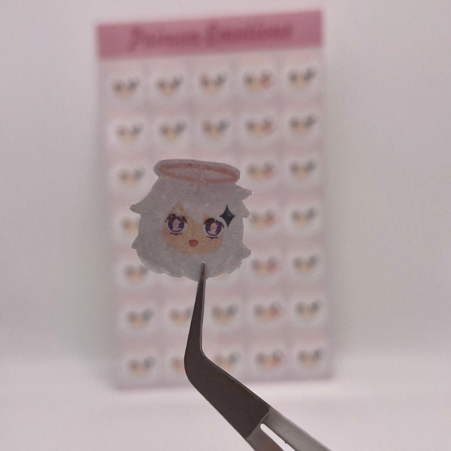 Genshin Impact Paimon Emoji Sticker Sheet - Etsy