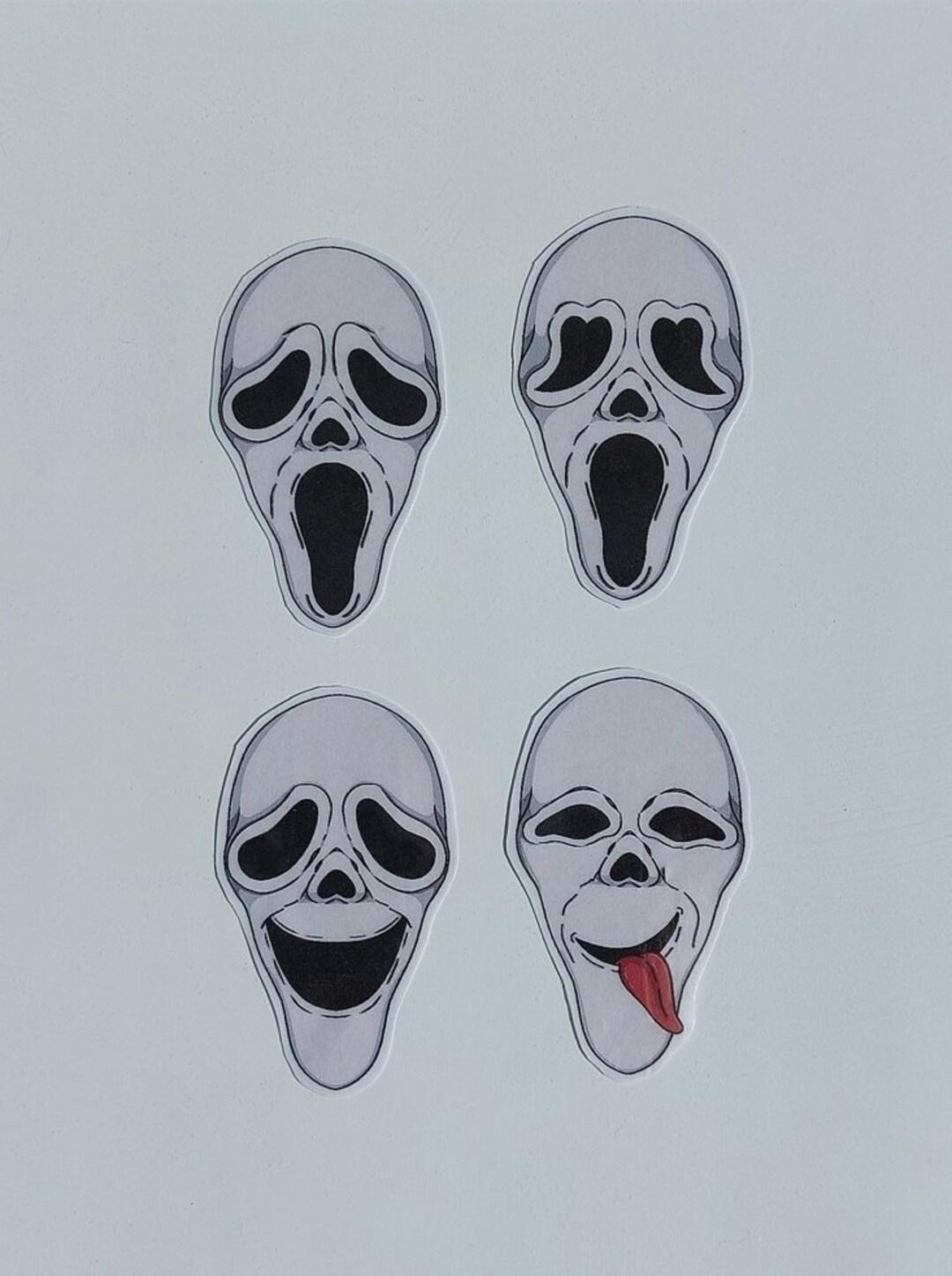 Ghostface Sticker Pack scream - Etsy