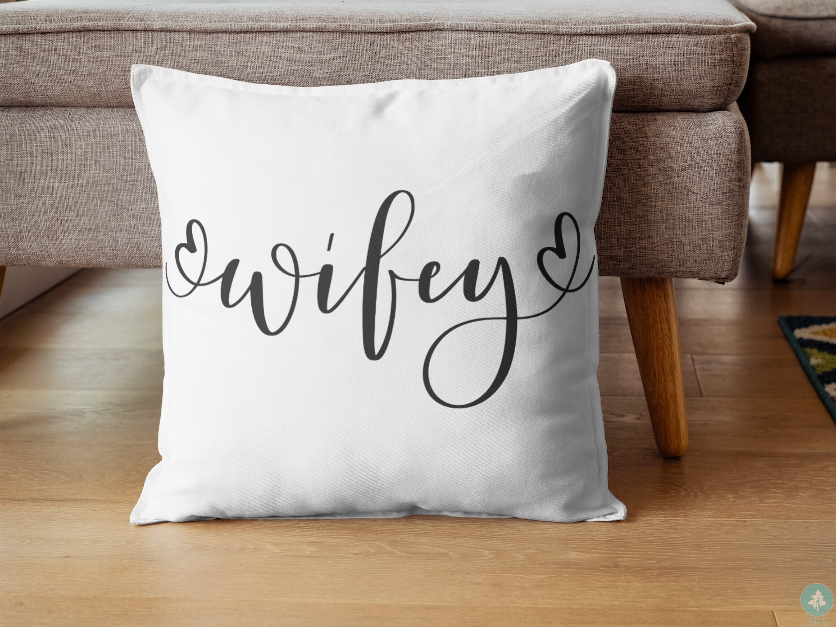 Hubby Wifey SVG Transparent Background Black & White Husband and Wife ...