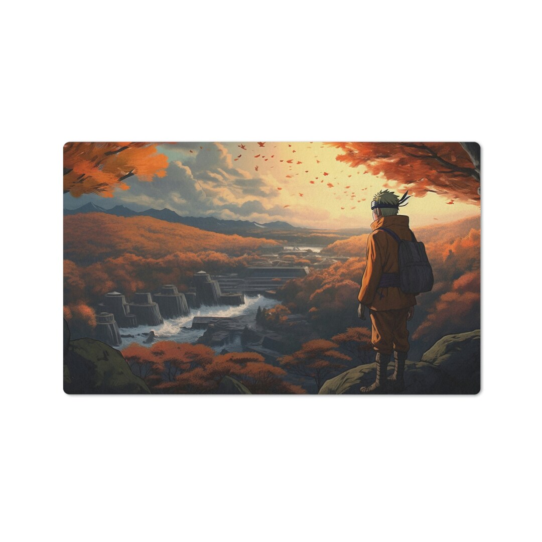 Stunning Landscape Anime Set: Naruto Floor Mat - Etsy