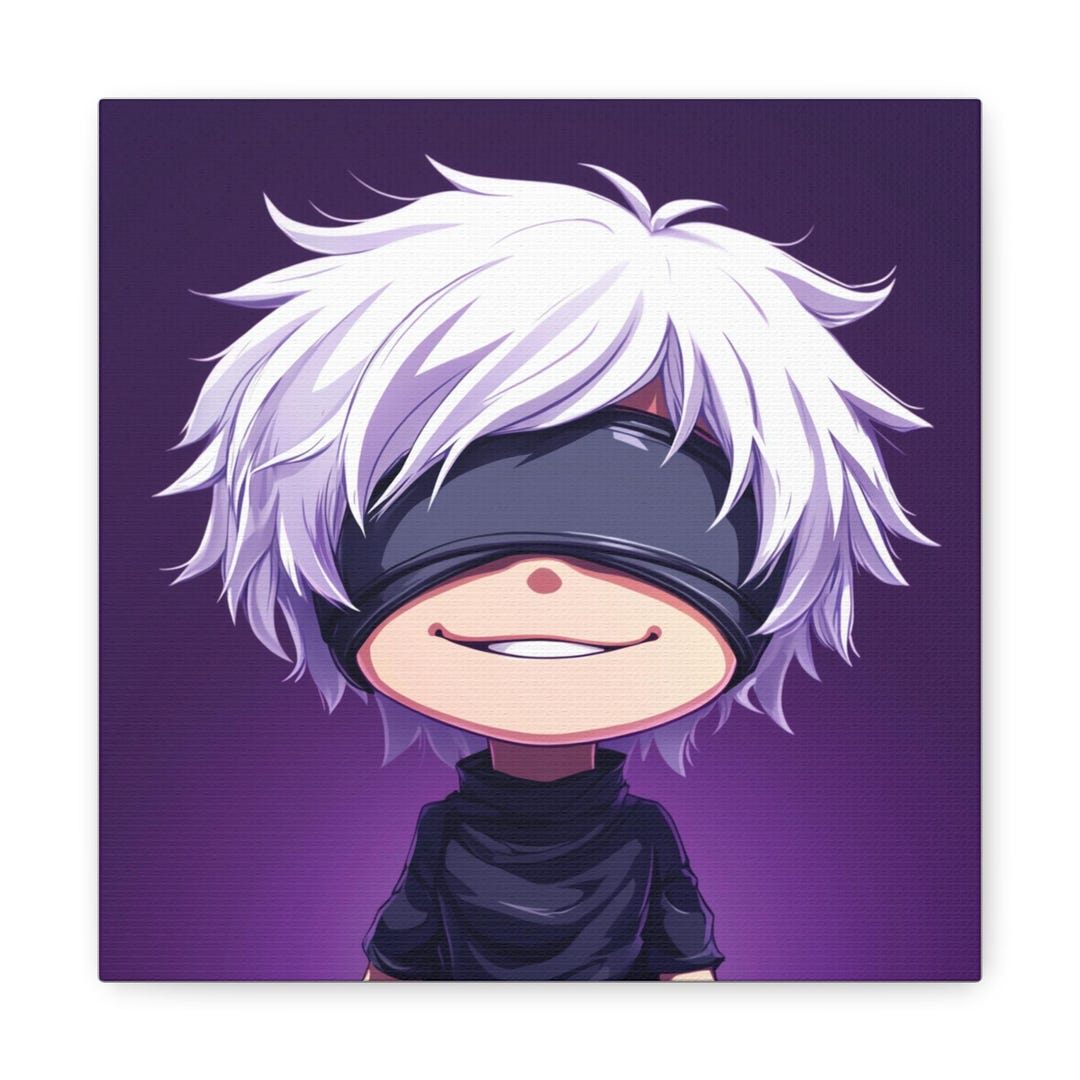 CHIBI GOJO Canvas Gallery Wraps Allgood - Etsy