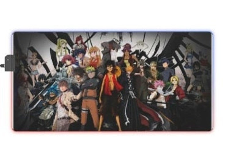 Best of Anime LED Gaming Mouse Pad - Etsy