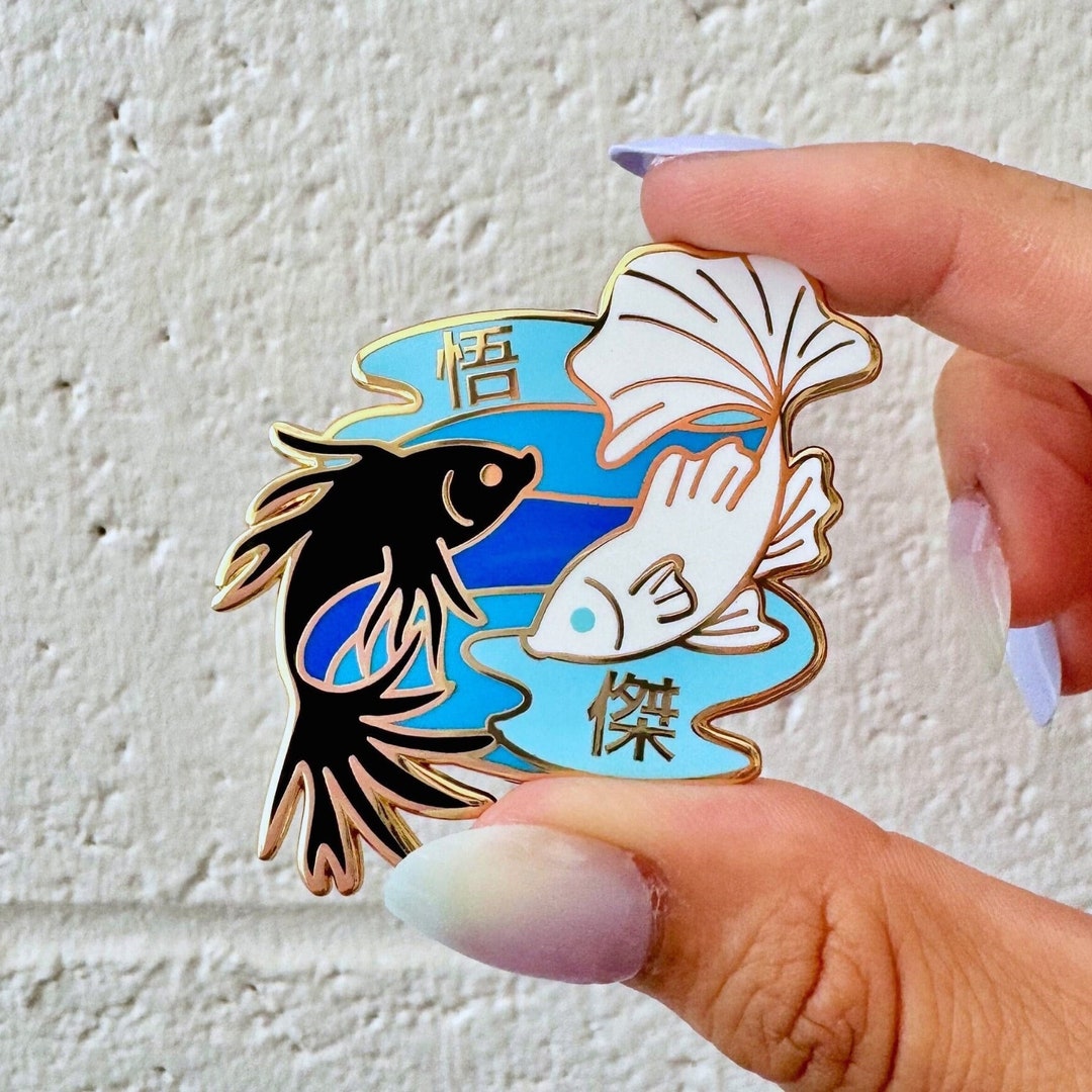Satosugu JJK Betta Fish Enamel Pin - Etsy