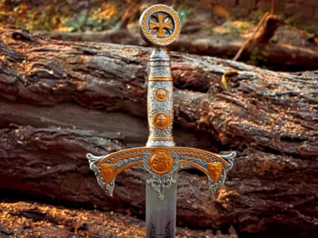 King Arthur Sword, Personalized Sword, Engraved Roman Sword, Long Sword ...