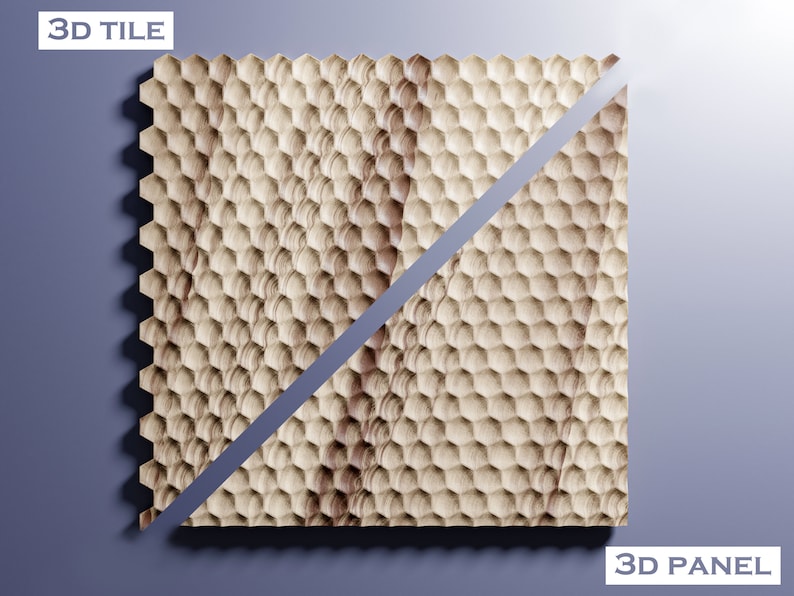 Stl Model Cnc Acoustic Wall Panel And 3d Wall Tiles Cnc 3d Files For