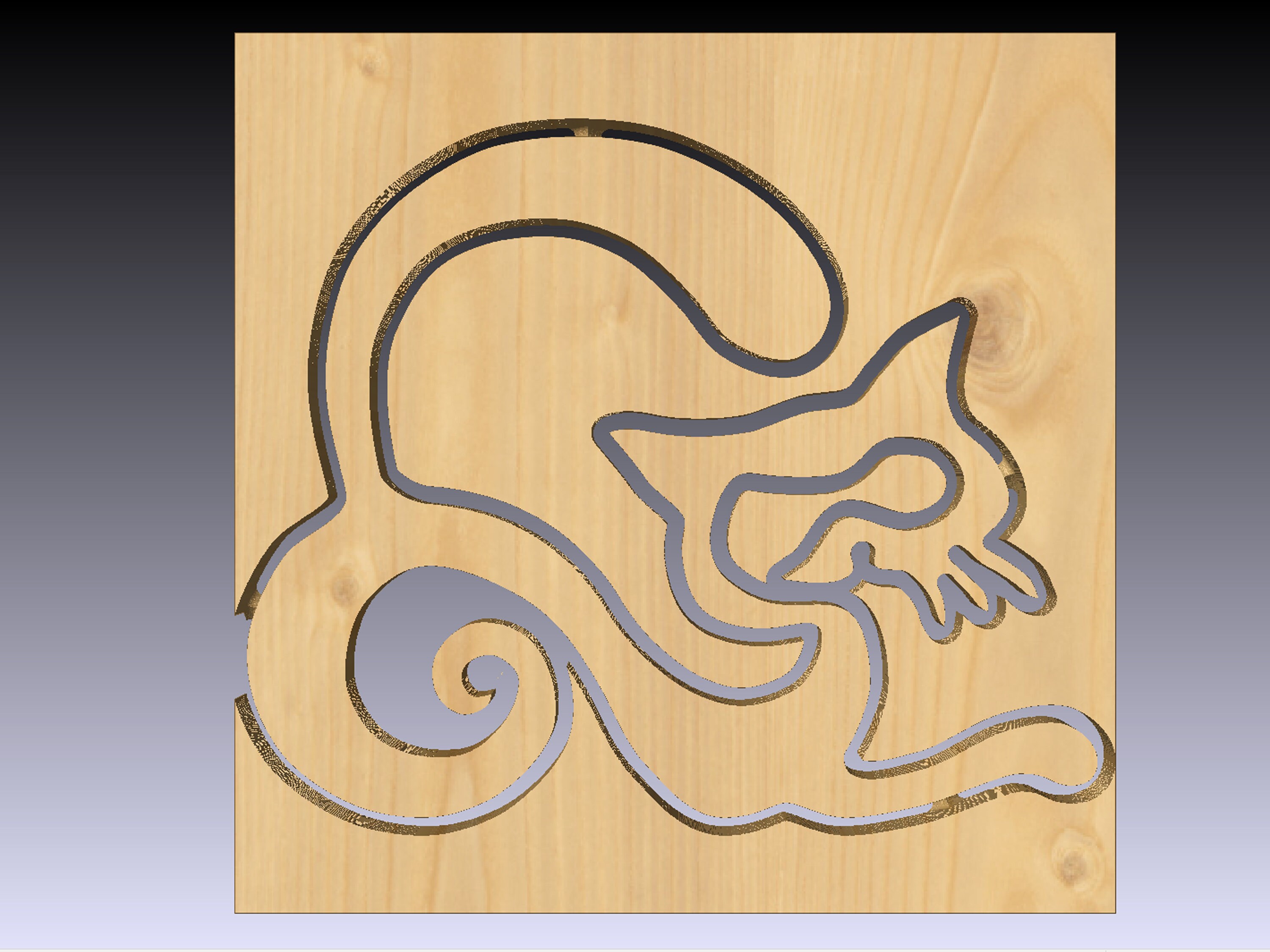 Cat | Gift CNC Files | CNC Router Files | Cat Vector Files - Etsy