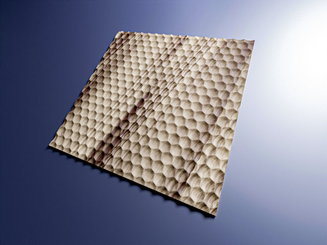 STL Model CNC Acoustic Wall Panel and 3d Wall Tiles CNC 3d Files for ...