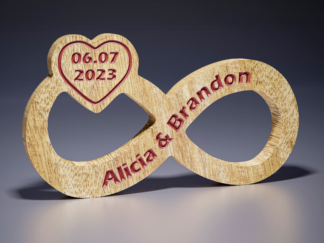 Wedding Sign With Date | CNC File for Wood Router or 3d Printer ...