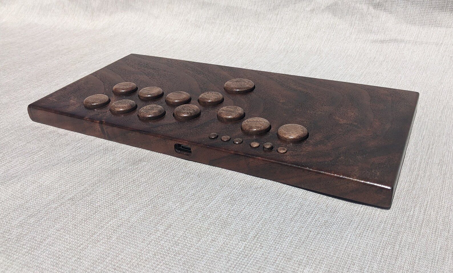Walnut All-wood Flatbox Controller for Fighting Games - Etsy