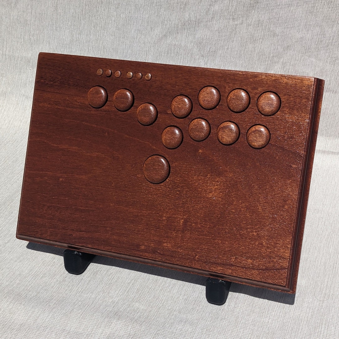 Mahogany All-wood Flatbox Controller for Fighting Games - Etsy