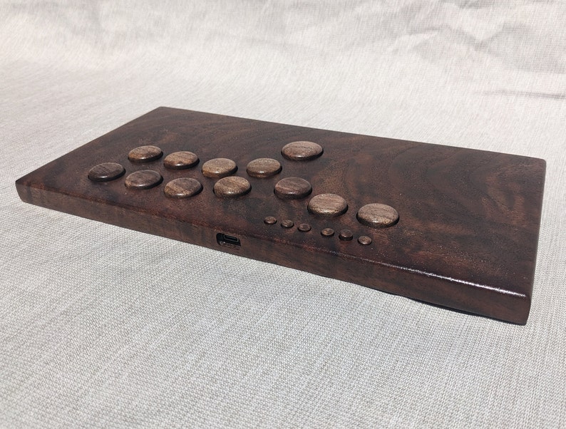 Walnut All-wood Flatbox Controller for Fighting Games - Etsy