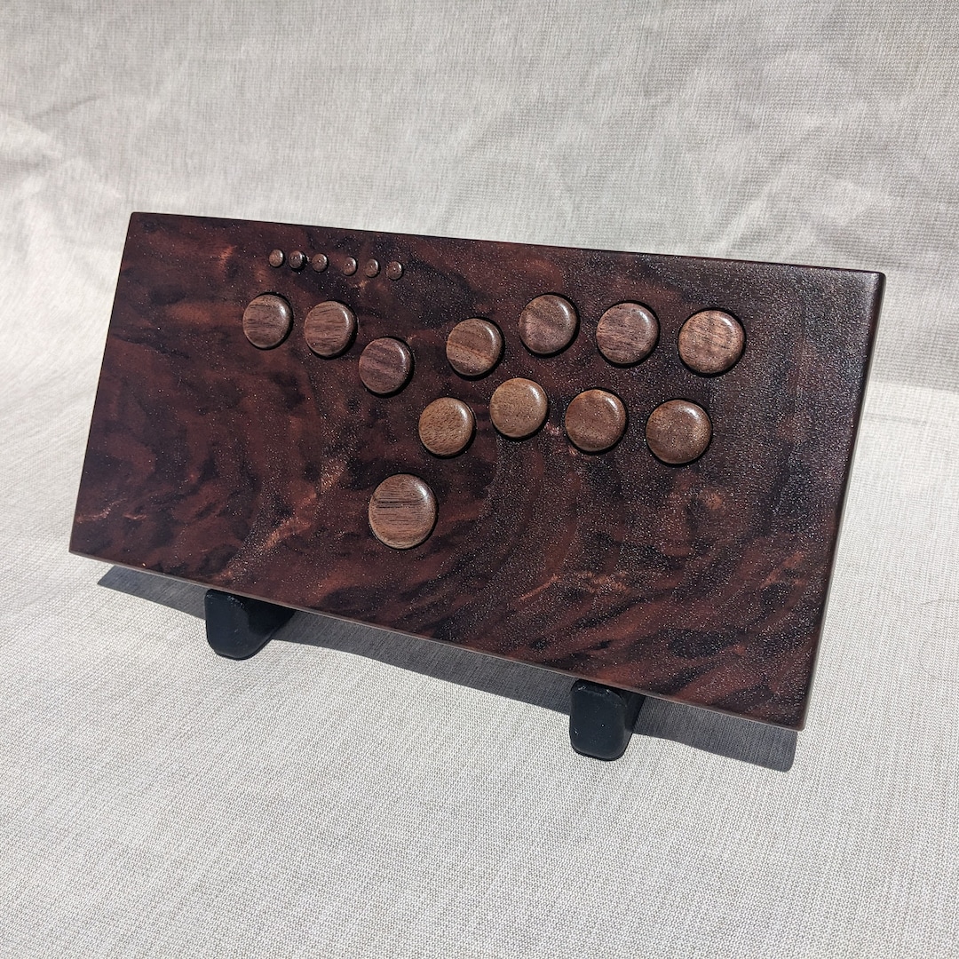 Walnut All-wood Flatbox Controller for Fighting Games - Etsy