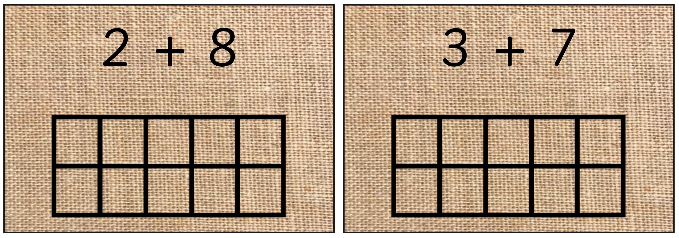 Number Bonds to 10 Maths Display Posters Playdough Mats - Etsy UK