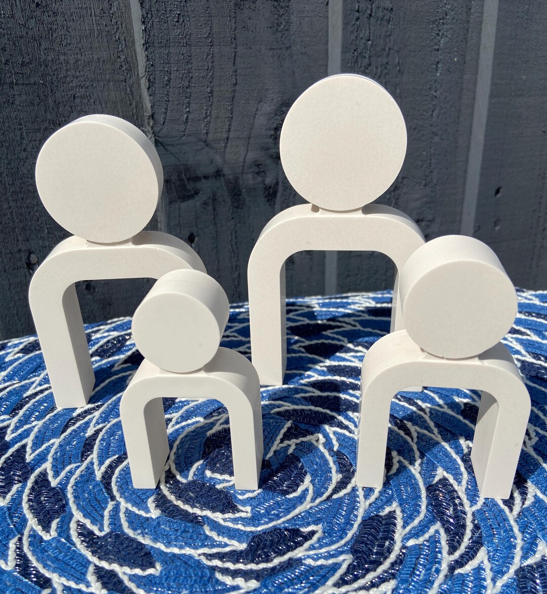 Jesmonite Statues / Family Member Statues / Parent and Child Statues ...