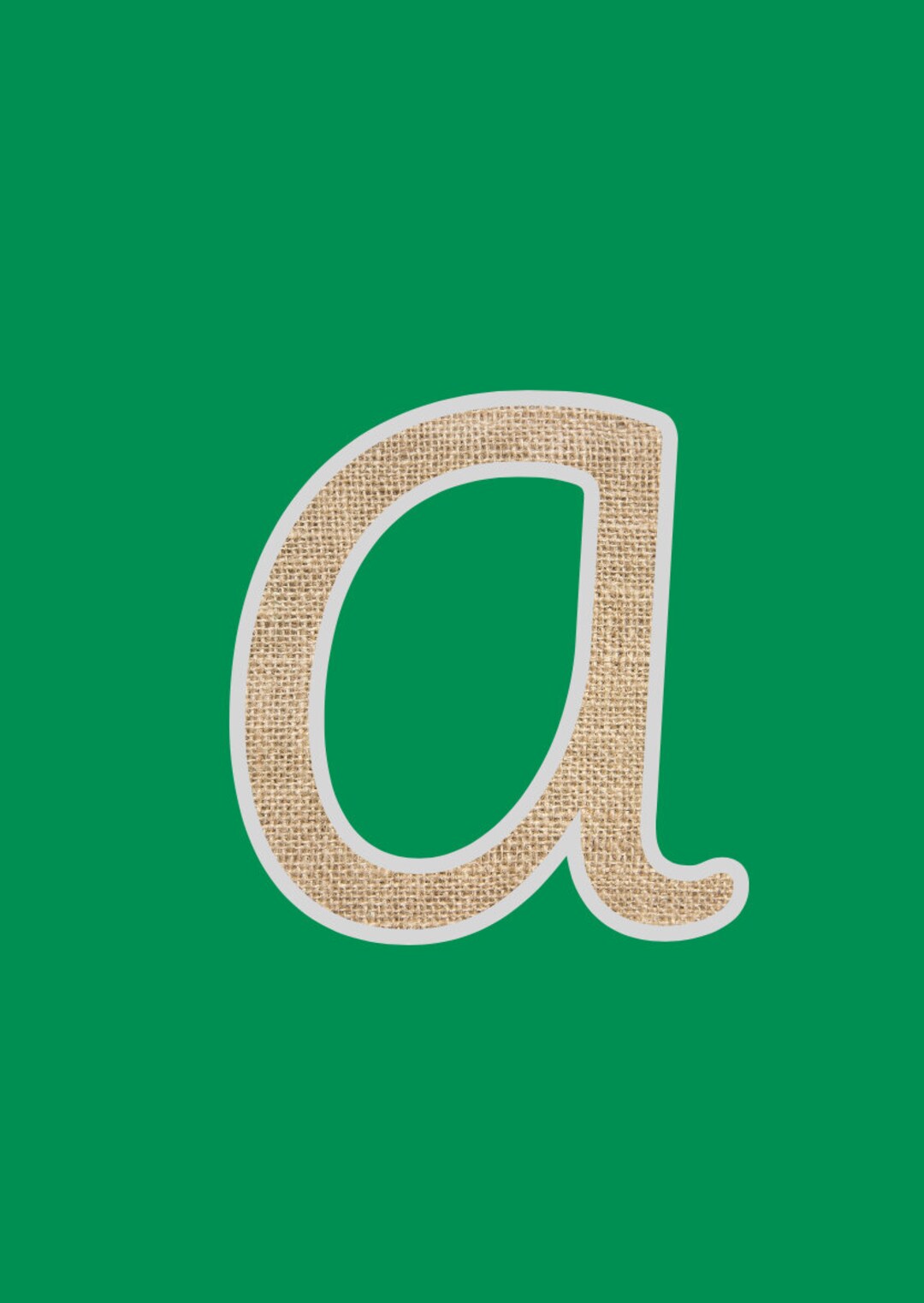 Buy Large Hessian Letters / Letter Posters / Build Your Own Online in ...