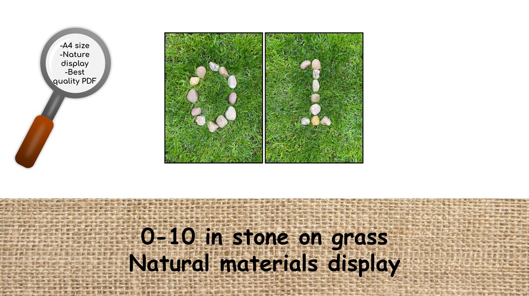 Numbers / 0-10 Stone Numbers on Grass / Classroom Maths Display Posters ...