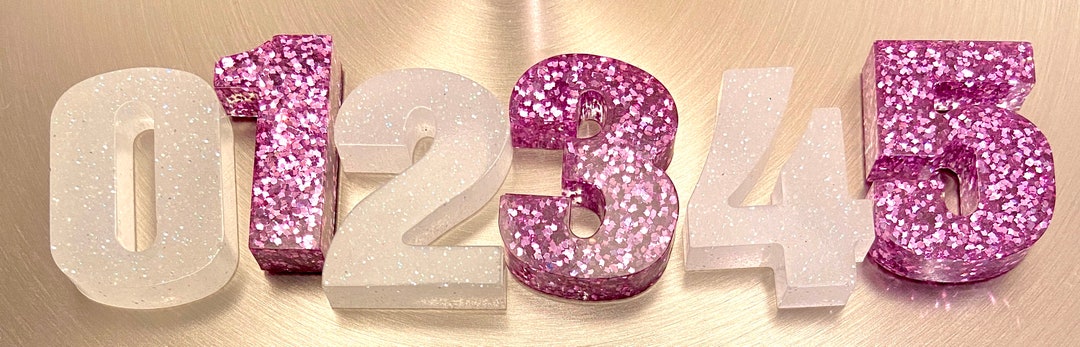 0-5 Resin Numbers 4cm / Sensory Numbers / Number Ordering / - Etsy