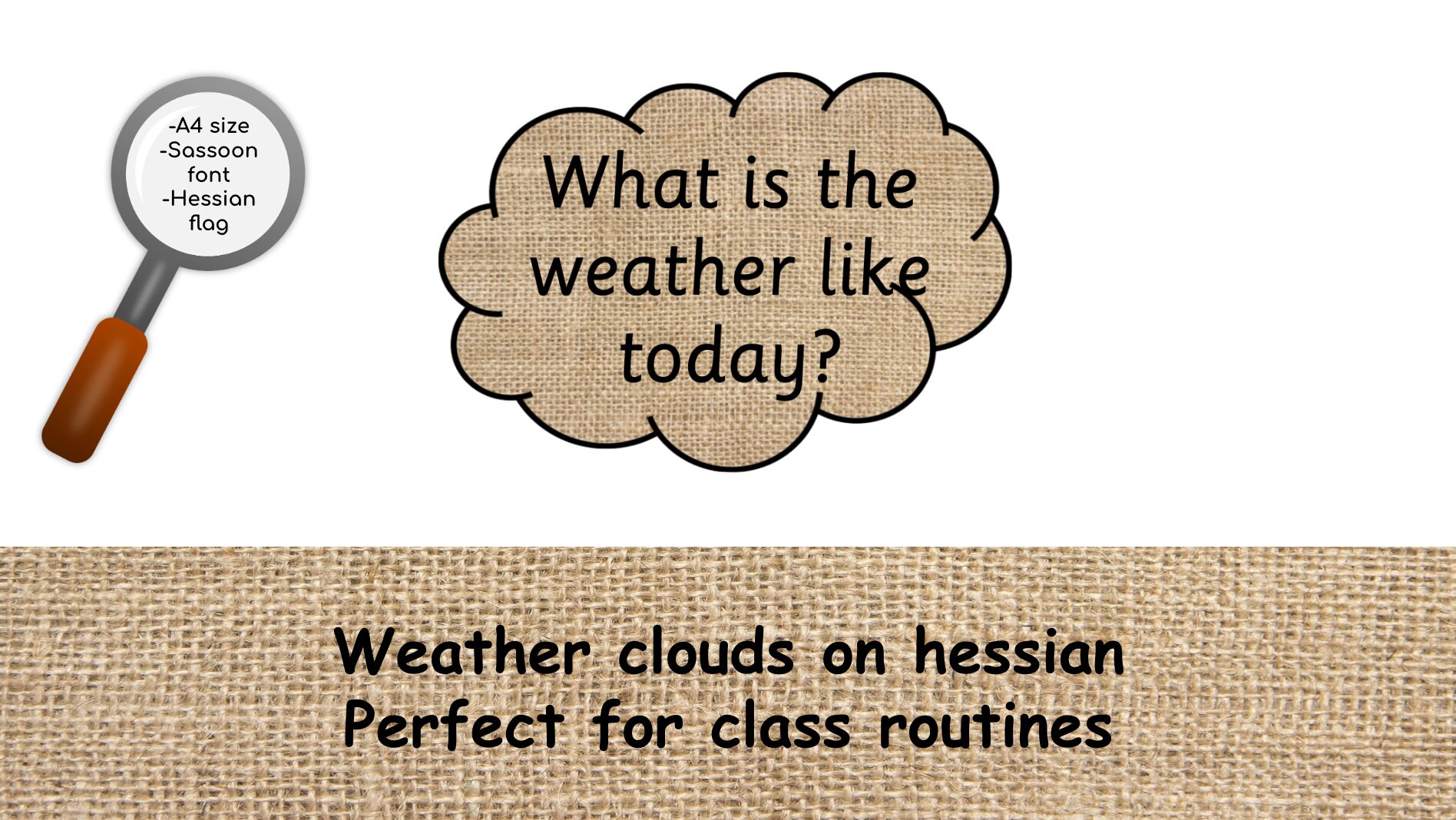 Weather / Weather Classroom Display / Daily Routines Display / Weather ...