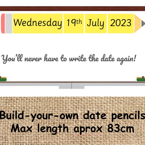 Classroom Date Display - Etsy