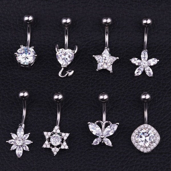 Belly Button Rings - Etsy UK