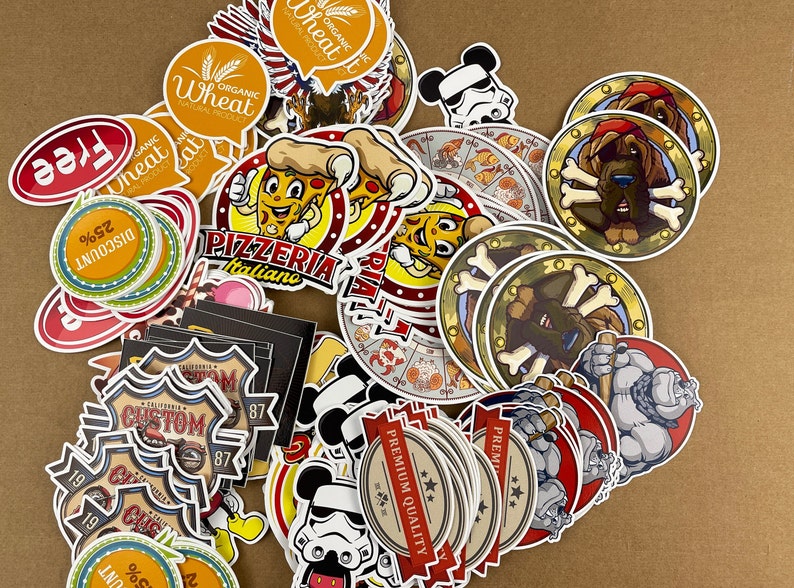 50 Custom Die Cut Vinyl Stickers: the Ultimate Branding Solution ...