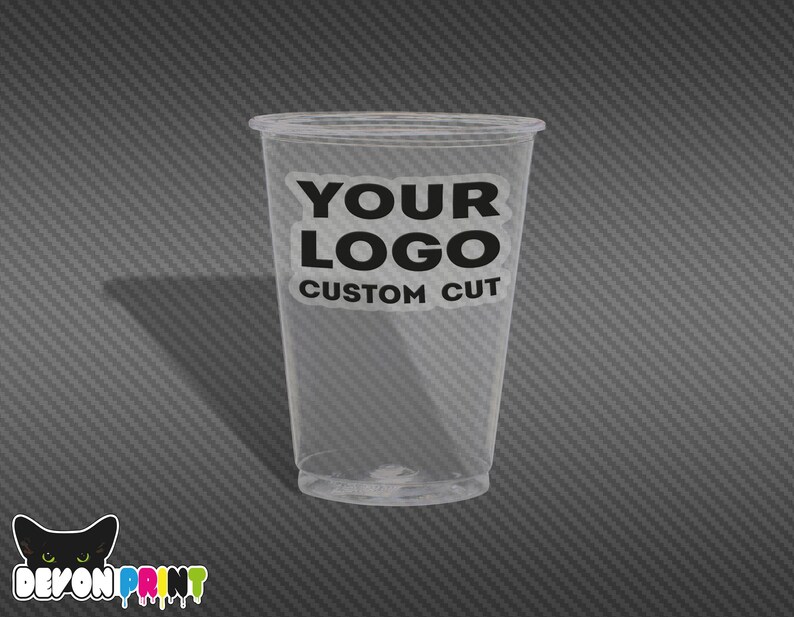 50 Transparent Custom Die Cut Vinyl Stickers: the Ultimate Branding ...