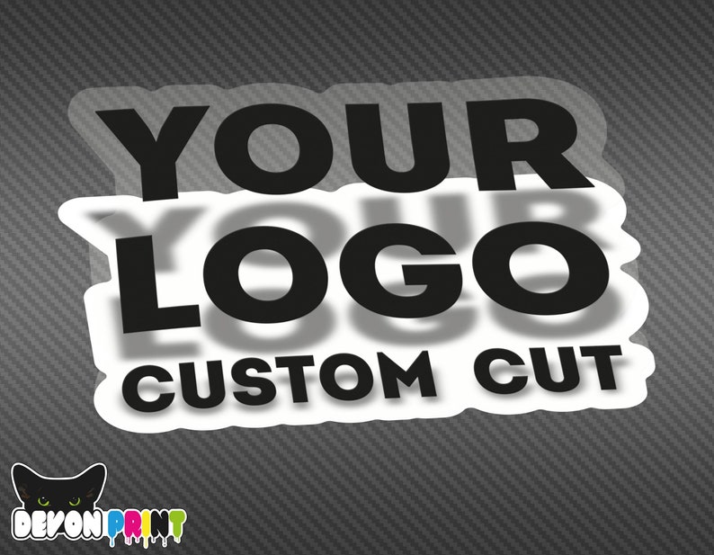 50 Transparent Custom Die Cut Vinyl Stickers: the Ultimate Branding ...