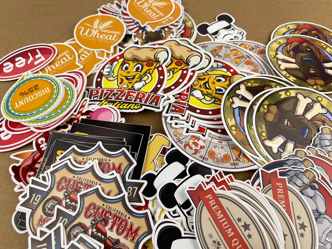 50 Custom Die Cut Vinyl Stickers: the Ultimate Branding Solution ...