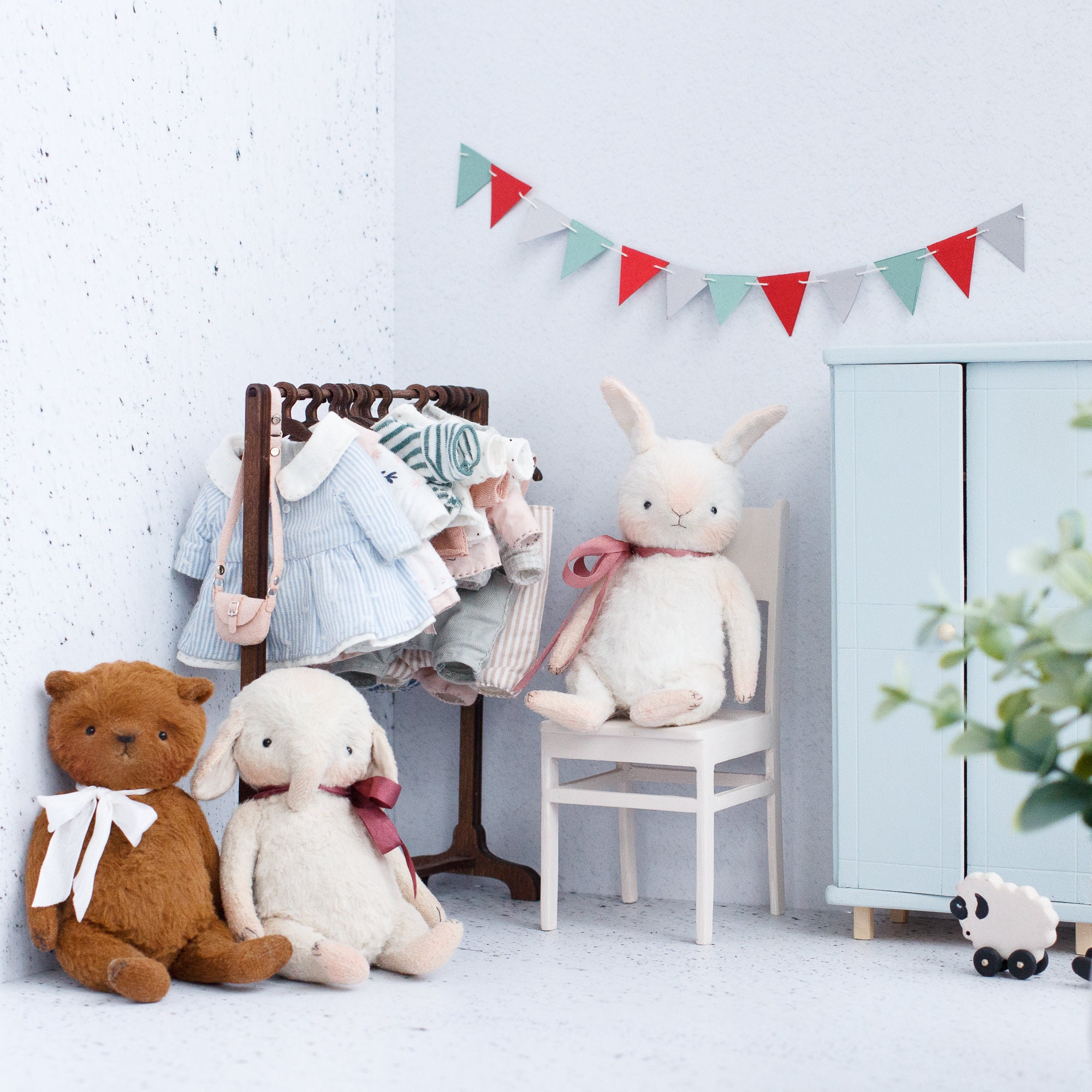 Miniature Teddy Bear Pattern, Teddy Bear Sewing Pattern, Artist Bear ...