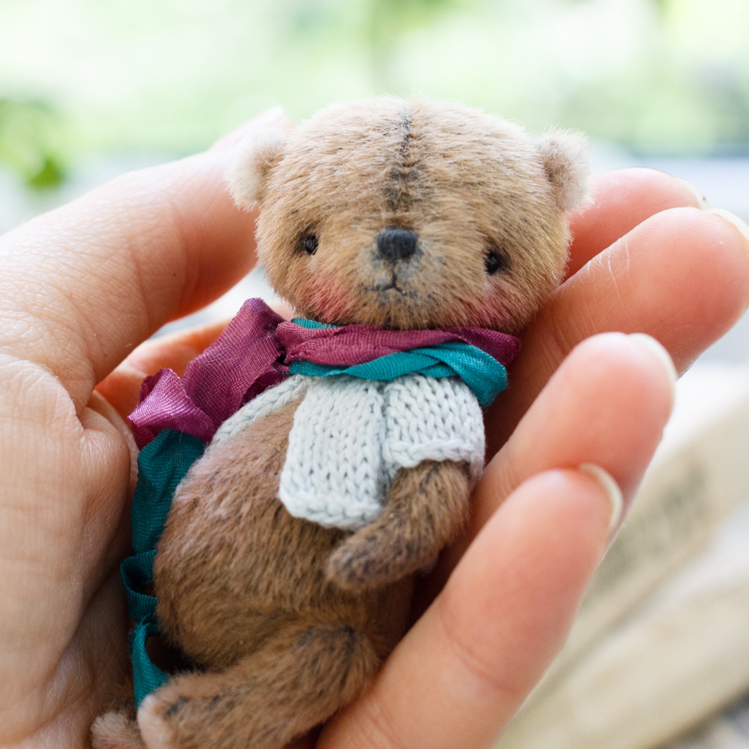 Miniature Teddy Bear Pattern Stuff Teddy Bear Sewing Pattern - Etsy