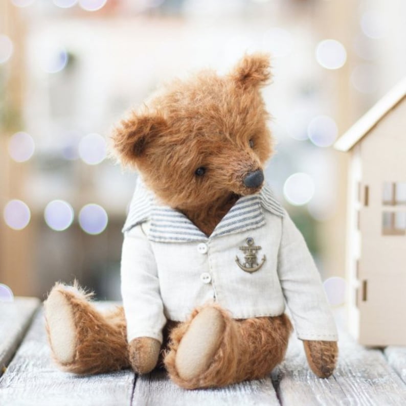 Artist Teddy Bear Pattern, Sewing Bear Pattern, Mohair Teddy , Stuffed ...