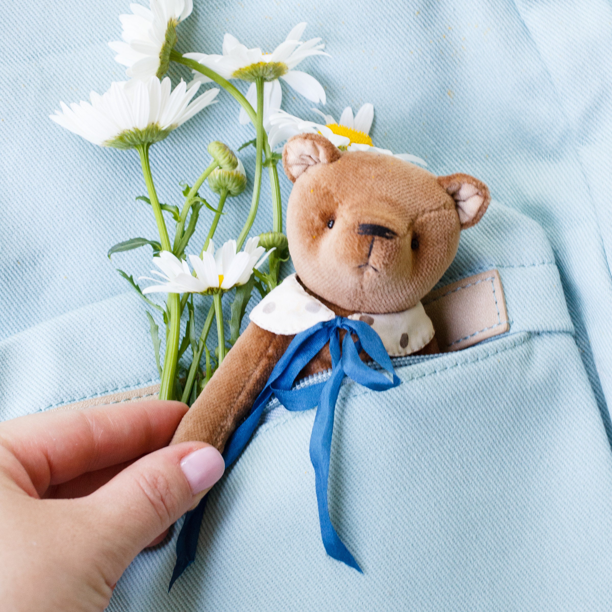 Velvet Teddy Bear Pattern ,17 Cm, Bear Sewing Pattern , Stuffed Bear ...