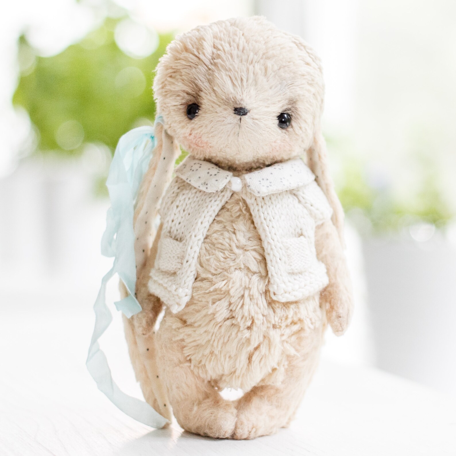 Artist Teddy Bunny Sewing Pattern, Ooak Miniature Teddy Bear Pattern ...