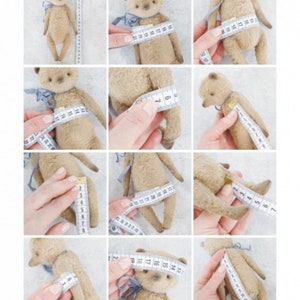 Teddy Bear Clothes Sewing Pattern, Pants for Teddy Bear, Doll Clothes ...