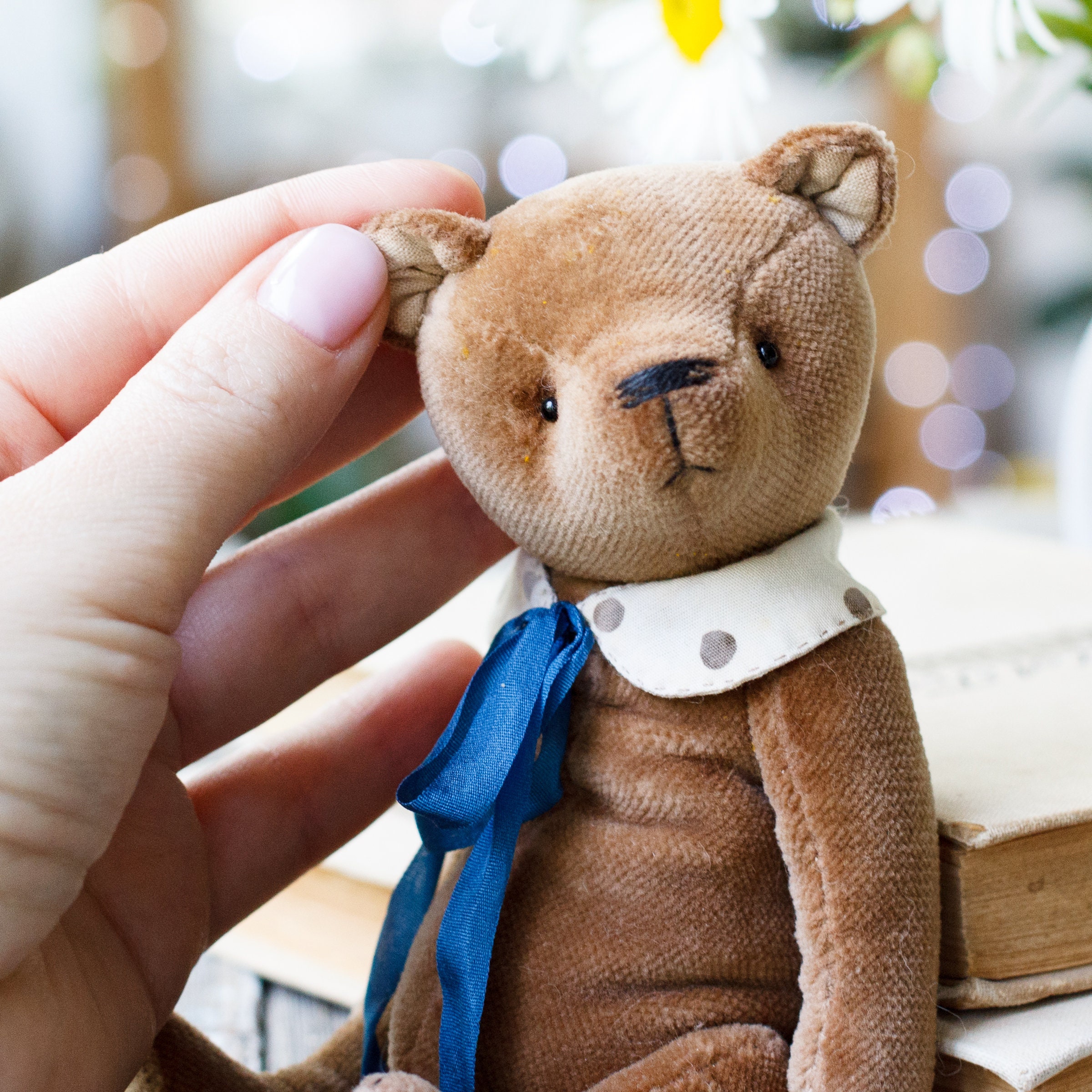 Velvet Teddy Bear Pattern ,17 Cm, Bear Sewing Pattern , Stuffed Bear ...