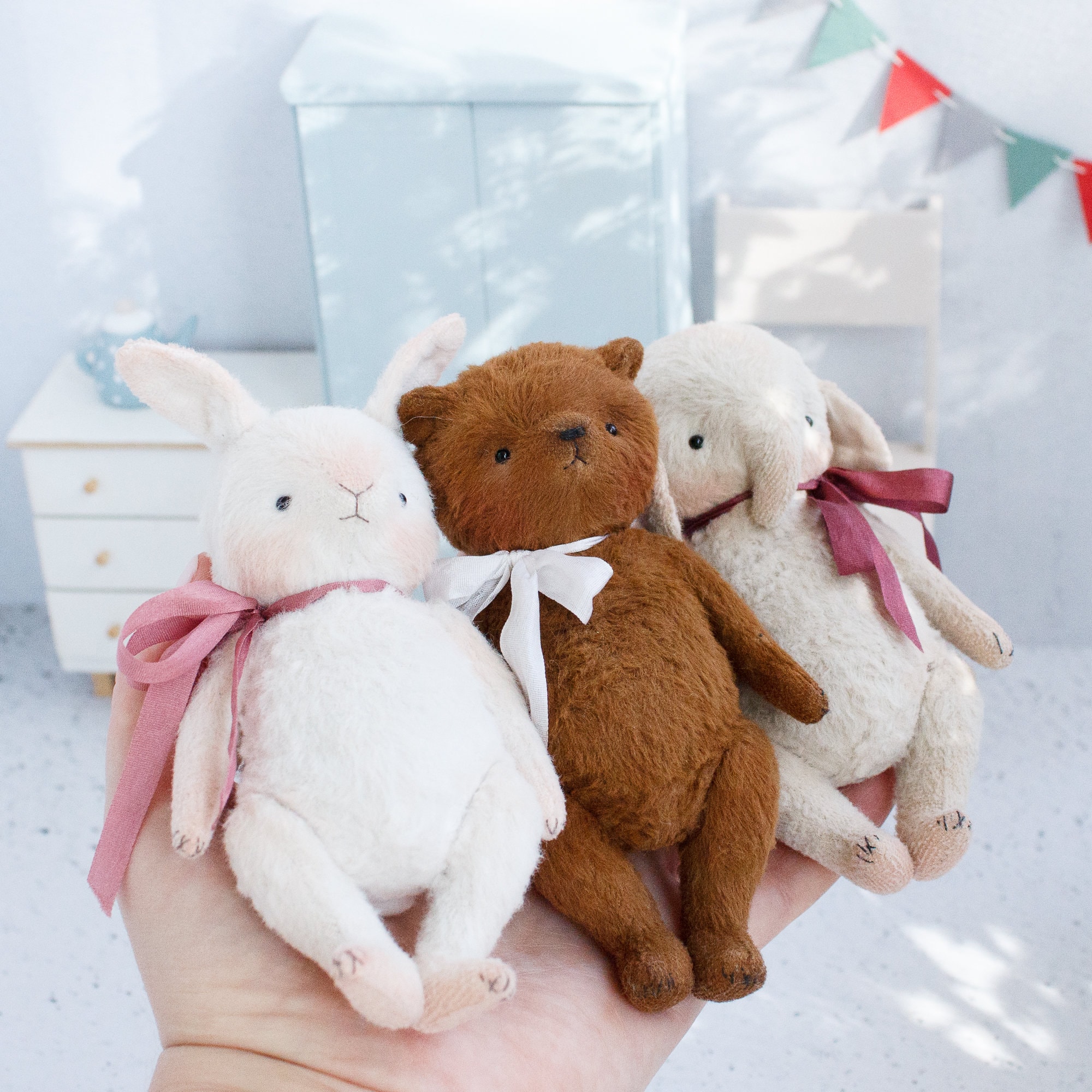 Miniature Teddy Bear Pattern, Teddy Bear Sewing Pattern, Artist Bear ...