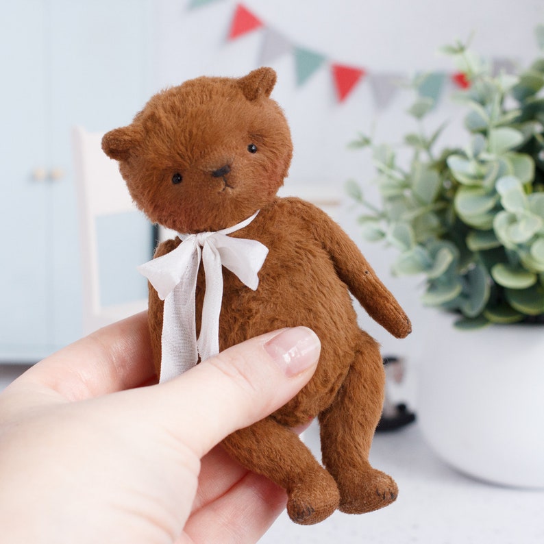 Miniature Teddy Bear Pattern, Teddy Bear Sewing Pattern, Artist Bear ...
