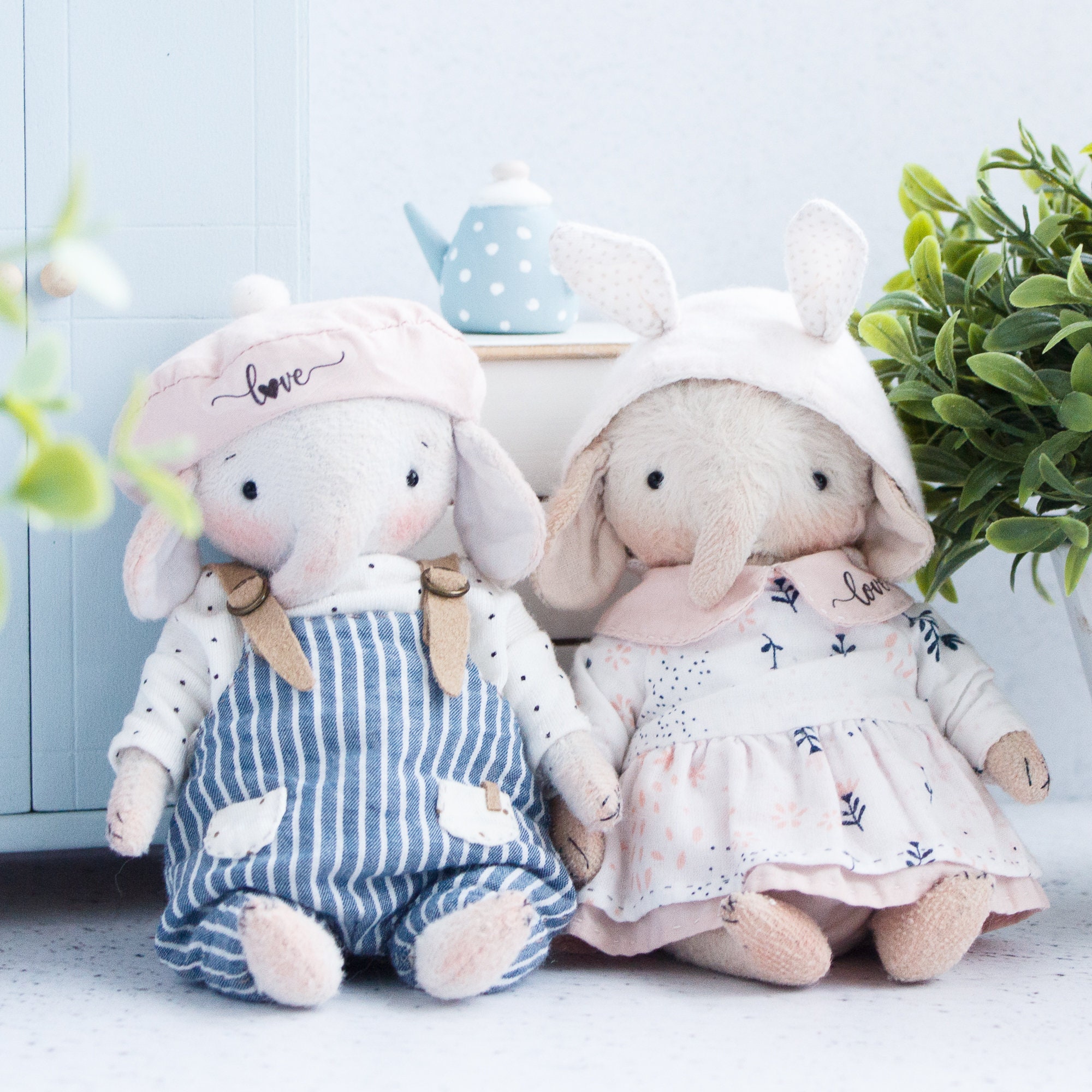 Set of Teddy Clothes Sewing Pattern -jacket, Pants, Top, Hats, Dress ...
