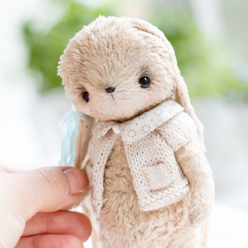 Artist Teddy Bunny Sewing Pattern Ooak Miniature Teddy Bear - Etsy