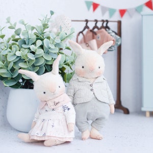 Set of Teddy Clothes Sewing Pattern -jacket, Pants, Top, Hats, Dress ...