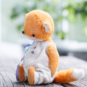 Fox Sewing Pattern With Clothes, Jointed Teddy Pattern, Miniature ...