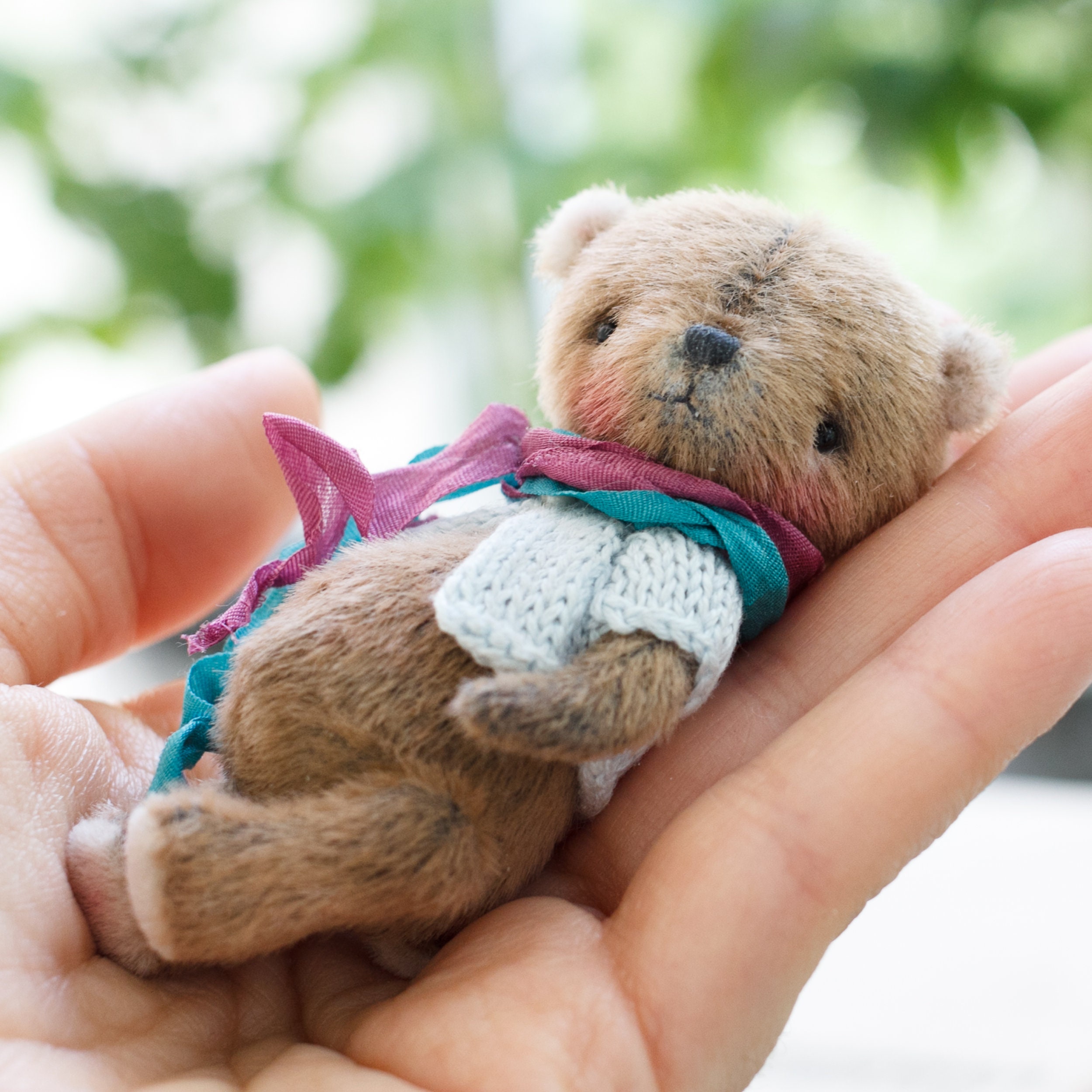 Miniature Teddy Bear Pattern Stuff Teddy Bear Sewing Pattern - Etsy