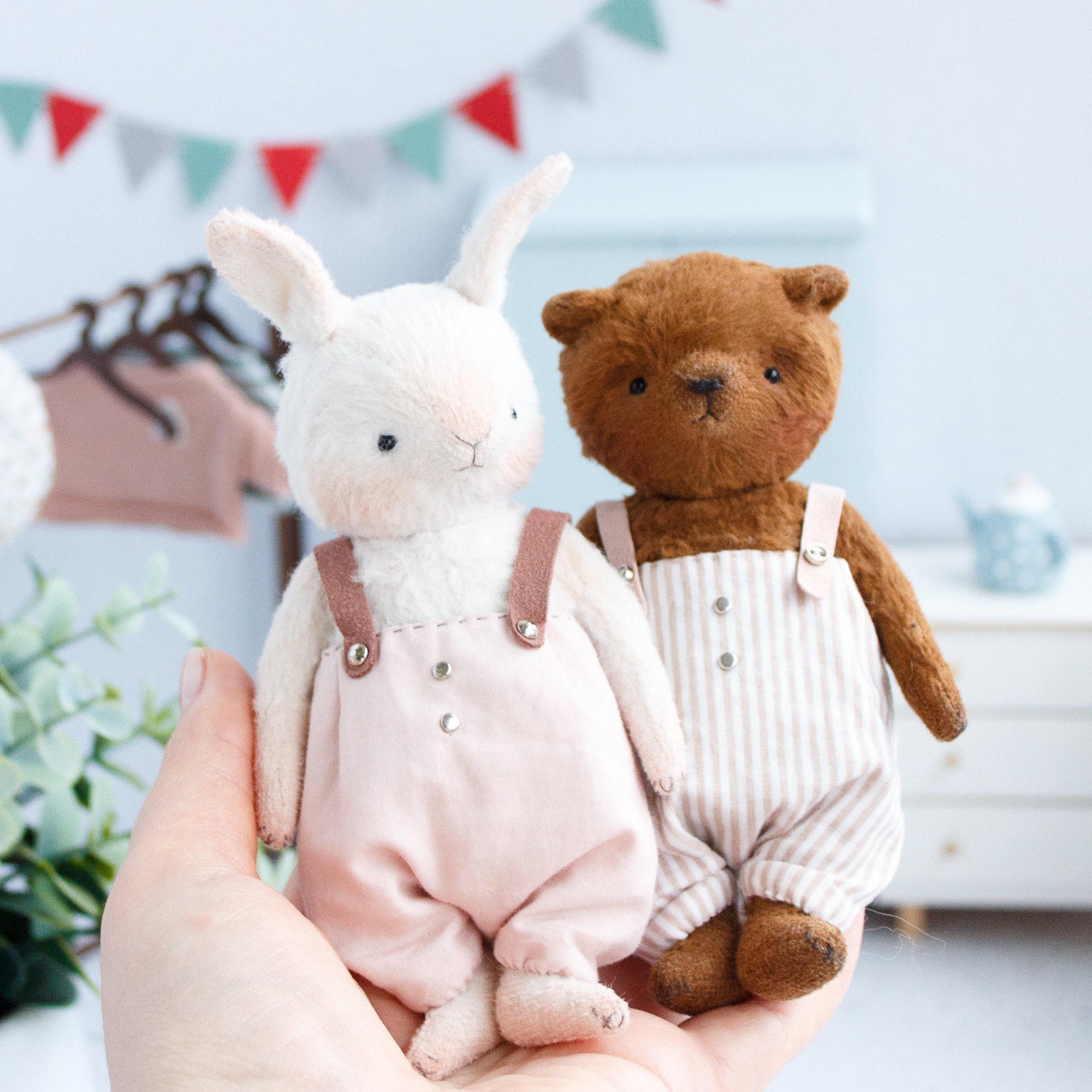 Teddy Bear Clothes Sewing Pattern, Pants for Teddy Bear, Doll Clothes ...