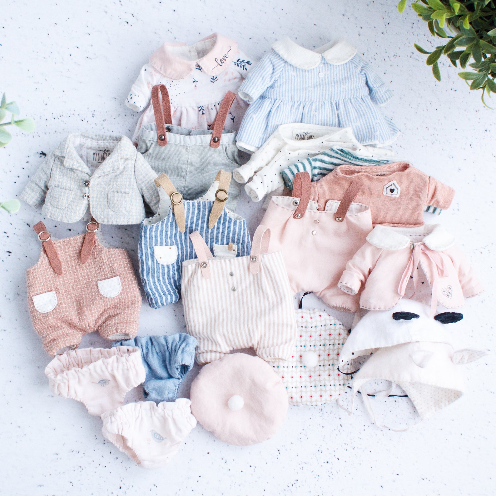 Overalls Sewing Pattern for Teddy Bear, Doll Clothes Pattern, Toy Dress ...