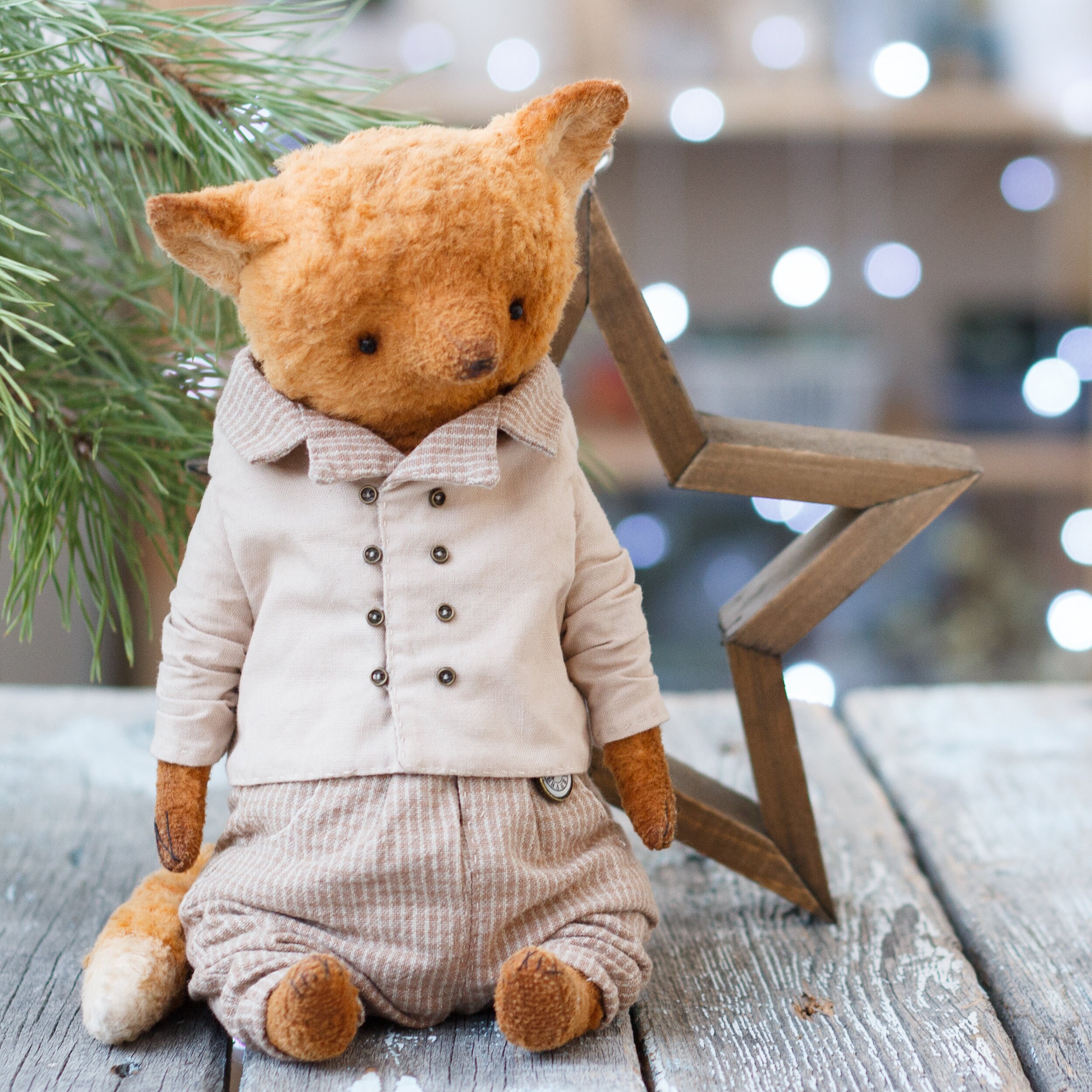Teddy Fox Pattern With Clothes, Fox Sewing Pattern, Teddy Bear Pattern ...