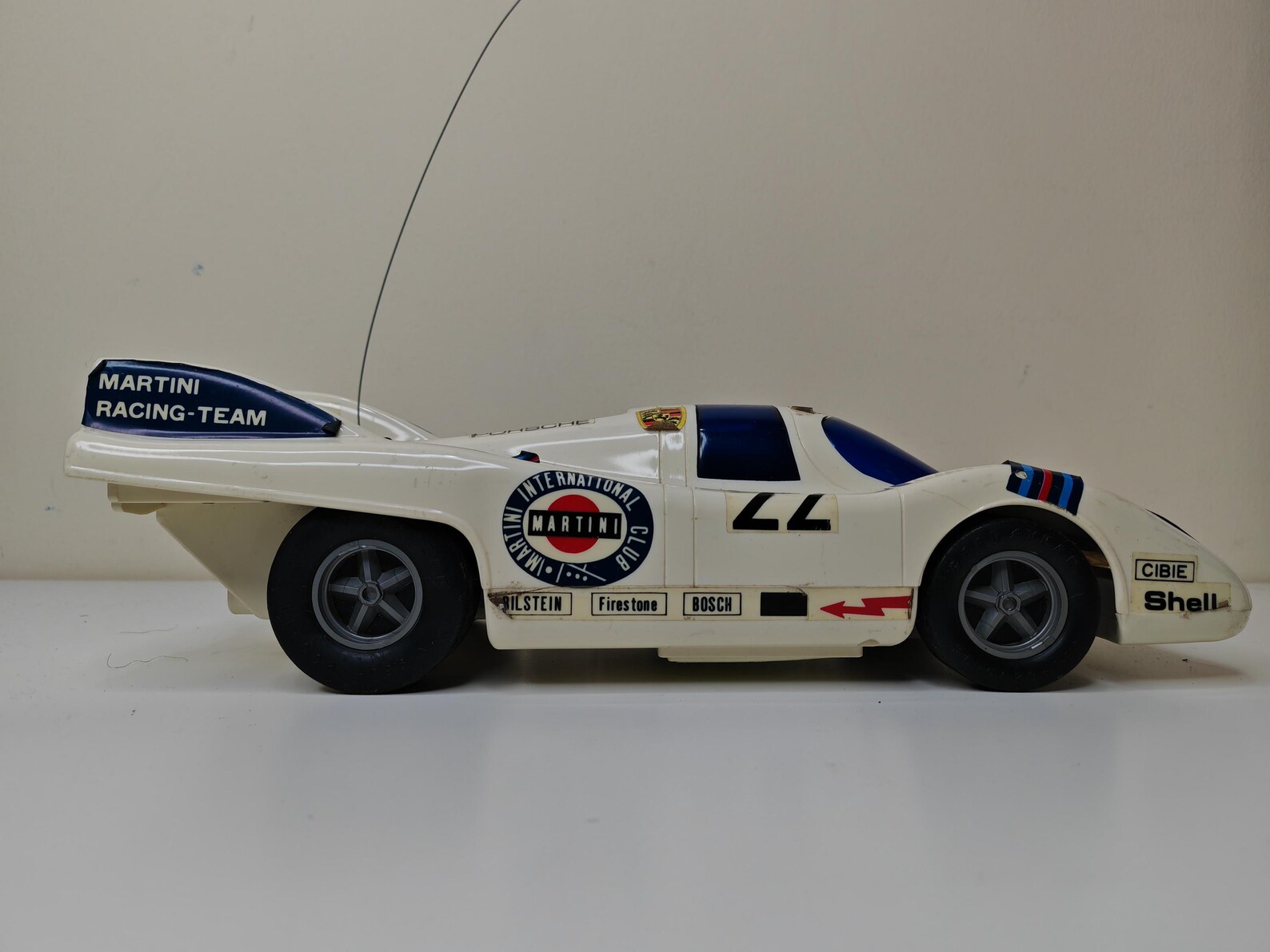 Vintage 1978porsche 917/K Asahi Radio Controlled Car Martini Racing RC ...